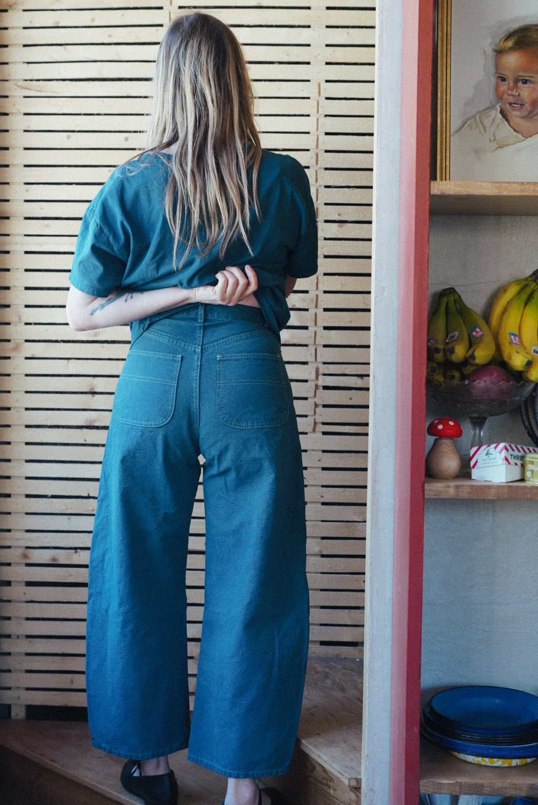 PRE- ORDER - Adult Canvas Roper Jean - Sea - Custom Inseam – RUDY JUDE