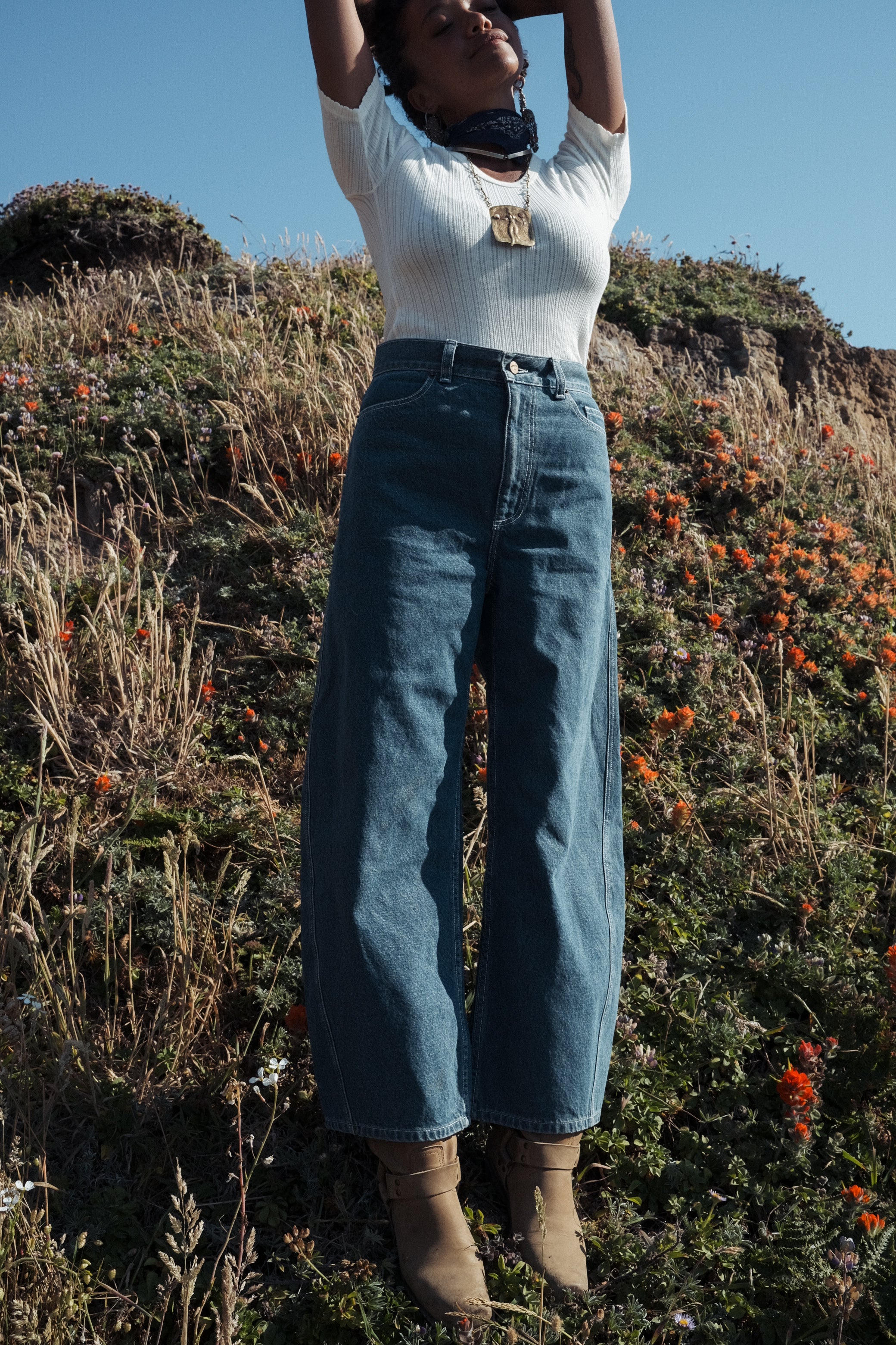 FIRST TO SHIP - Adult Roper Jean - Tumbled Classic Indigo – RUDY JUDE