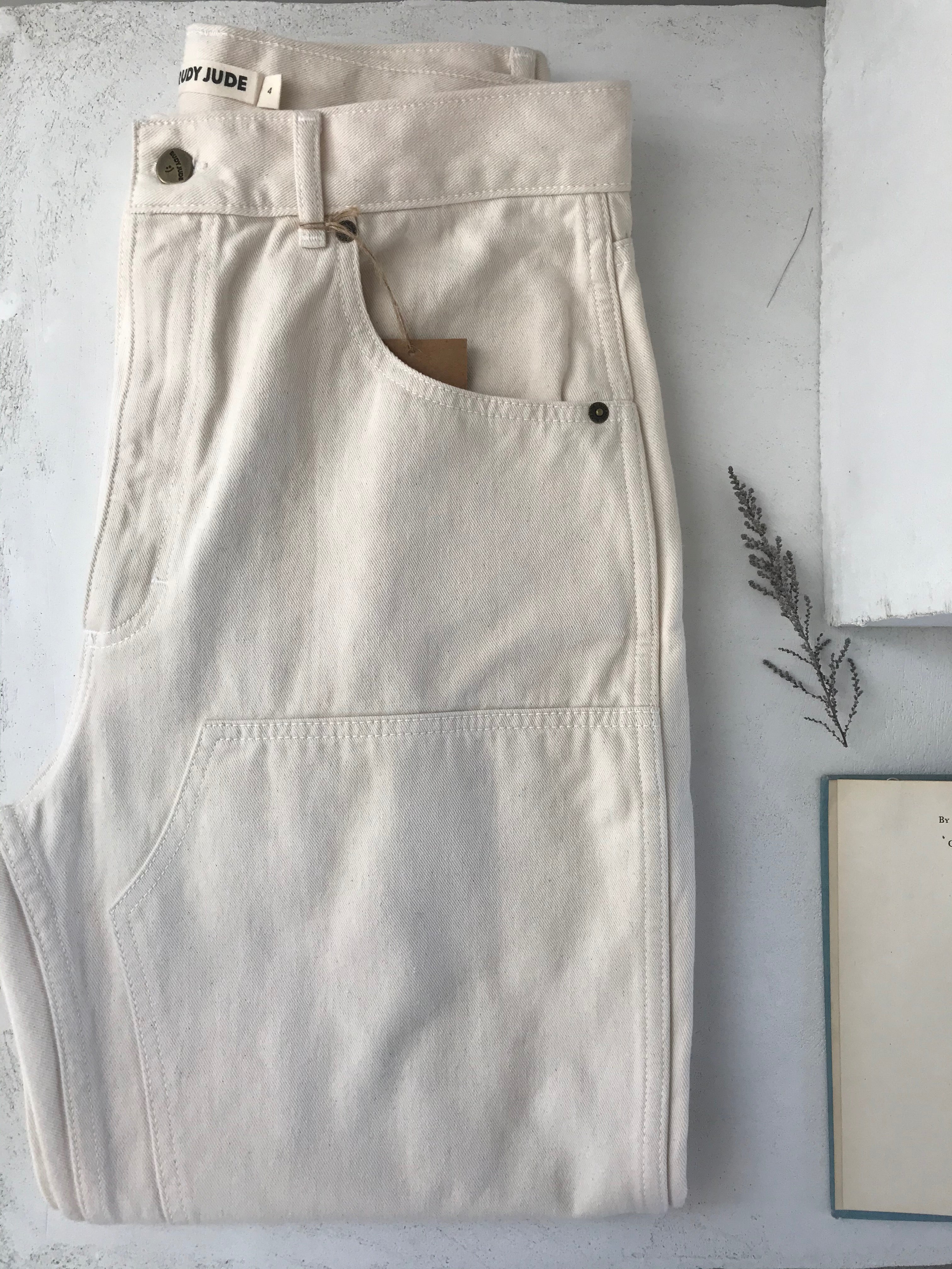 PRE-ORDER - Adult Utility Jean - Custom Inseam - Natural – RUDY JUDE